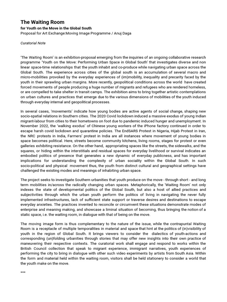 The Waiting Room | PDF