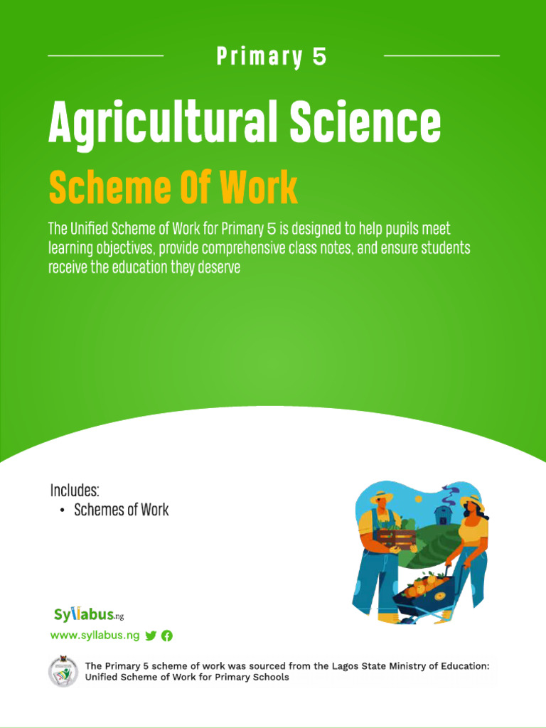 Primary 5 Agricultural Science: Third Term | PDF | Pest (Organism ...