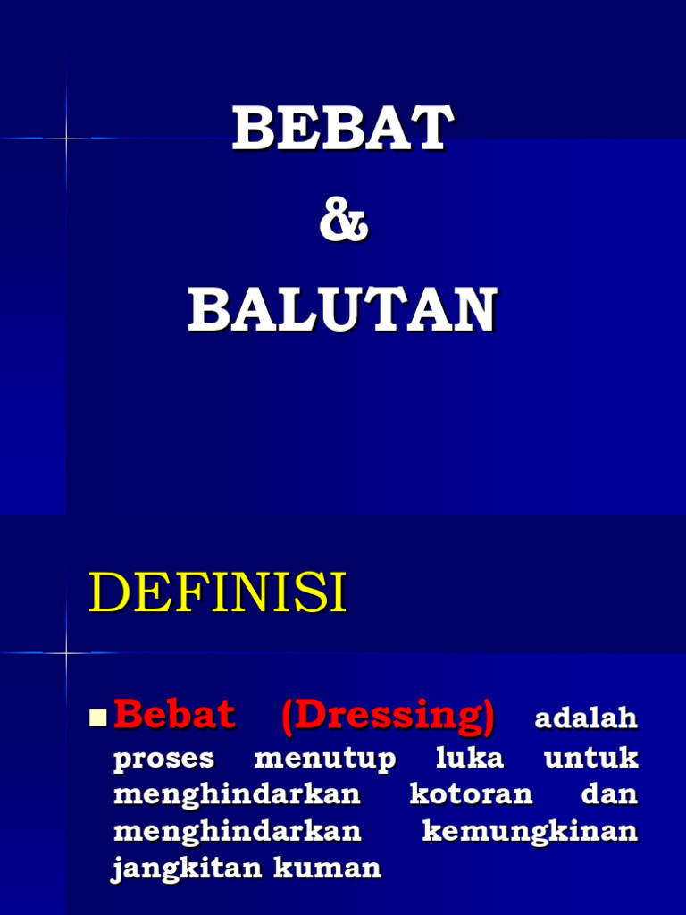 Proses dan Fungsi Bebat Luka | PDF | Perjalanan | Sains & Matematika