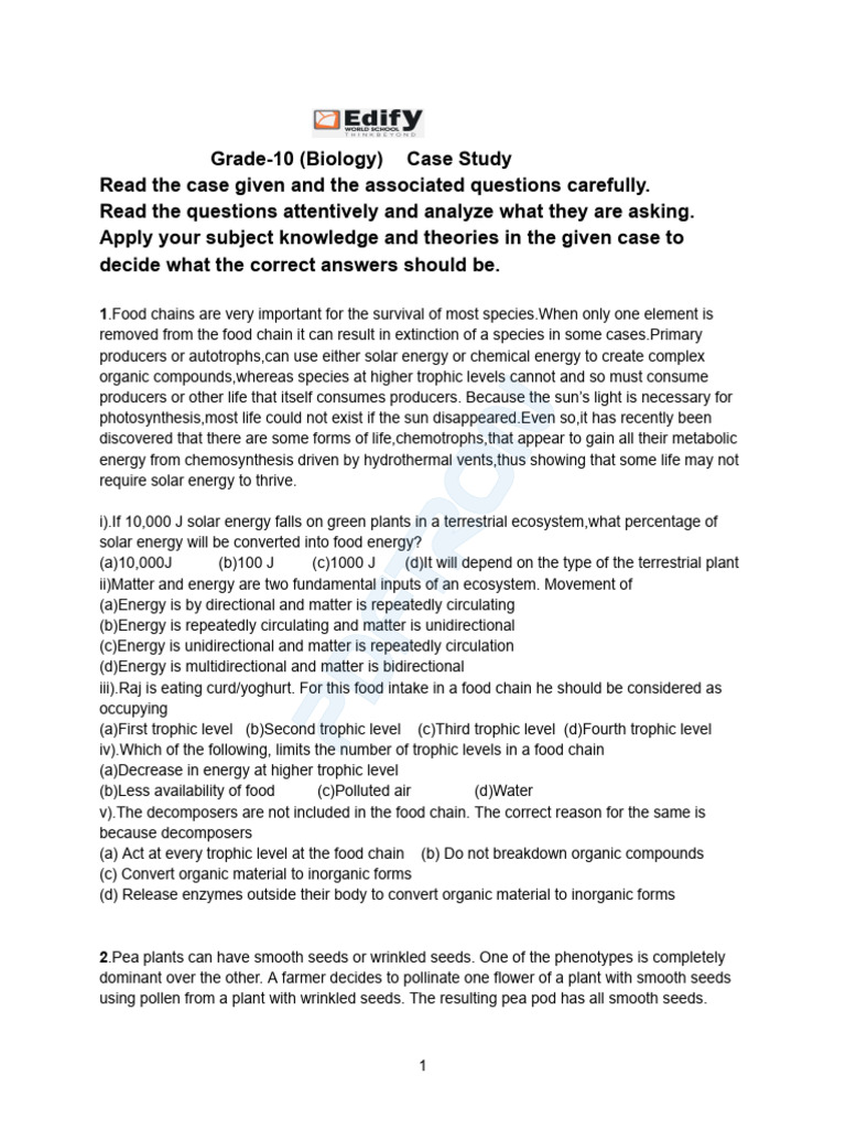 bio WS (case study) | PDF | Dominance (Genetics) | Blood