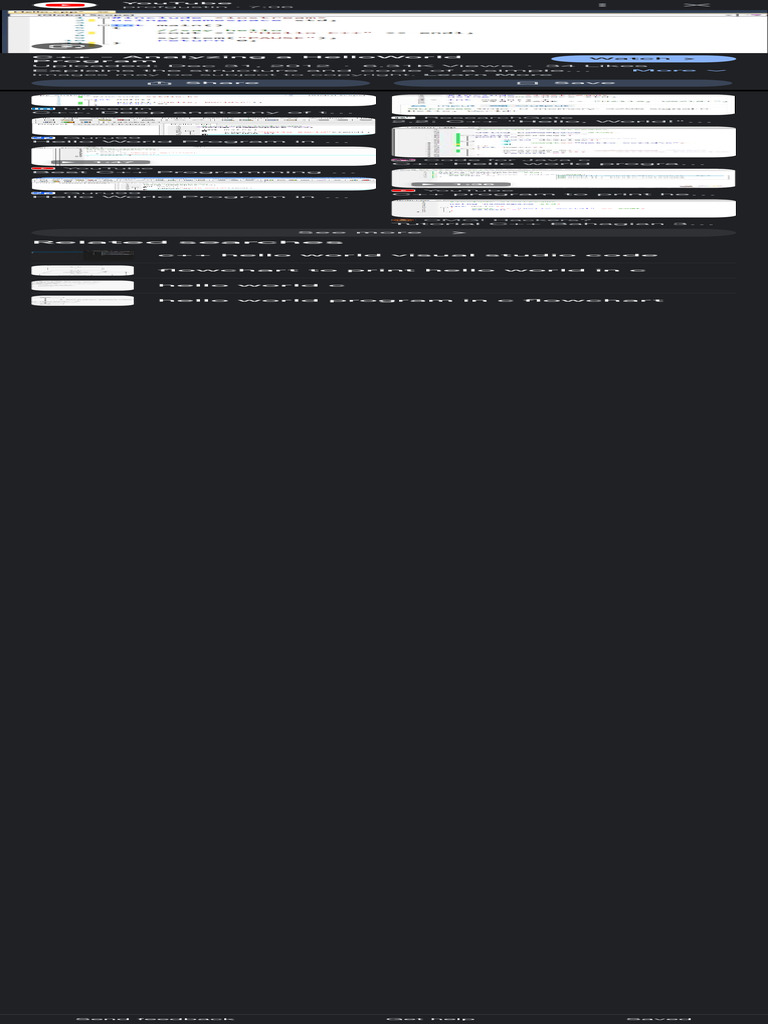 c++ Hello World - Google Search | PDF