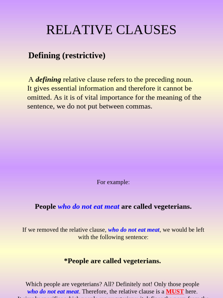 Relative Clause | PDF | Linguistic Typology | Language Mechanics