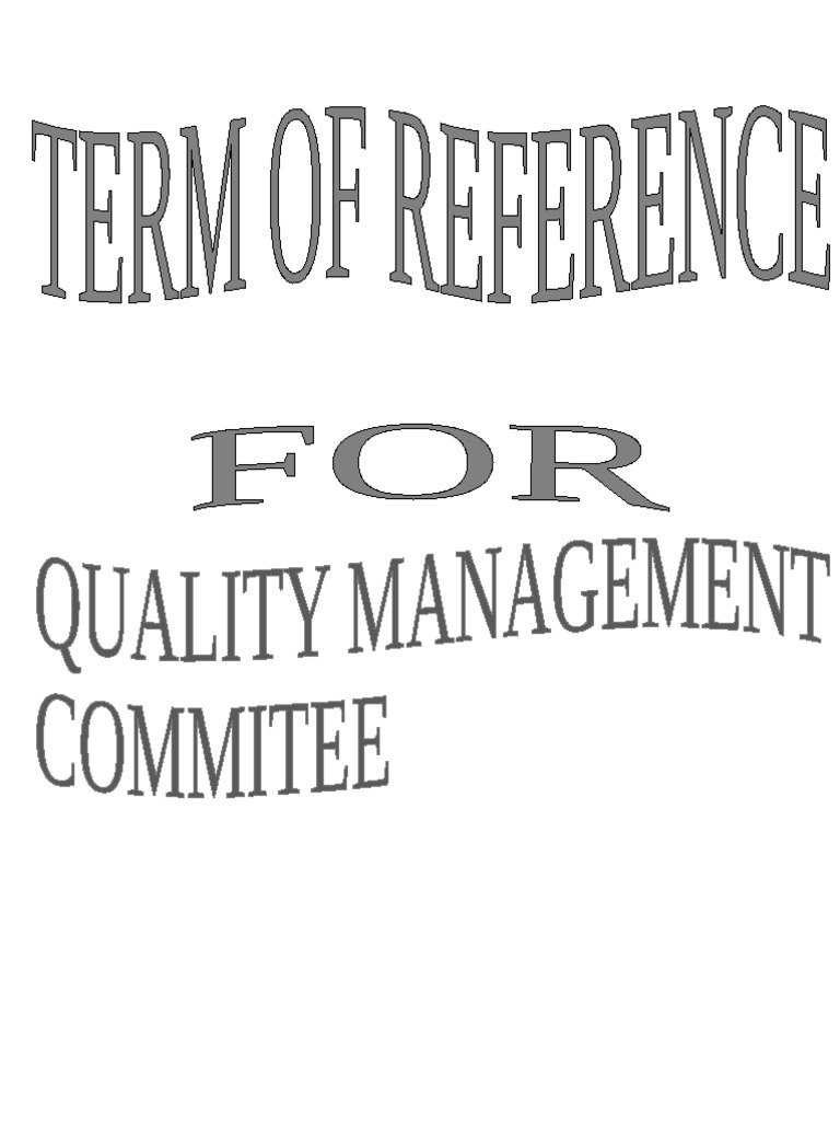 QUALITY MANAGEMENT COMMITEE | PDF | Committee | Quality Management
