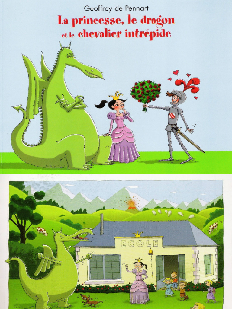 La Princesse, Le Dragon Et Le Chevalier Intrépide | PDF