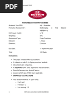 Accounting Grade 8 Exam and Answer Sheet | PDF | Cheque | Banks