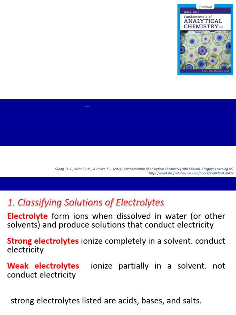 CHP 9 PART I | PDF | Chemical Equilibrium | Acid