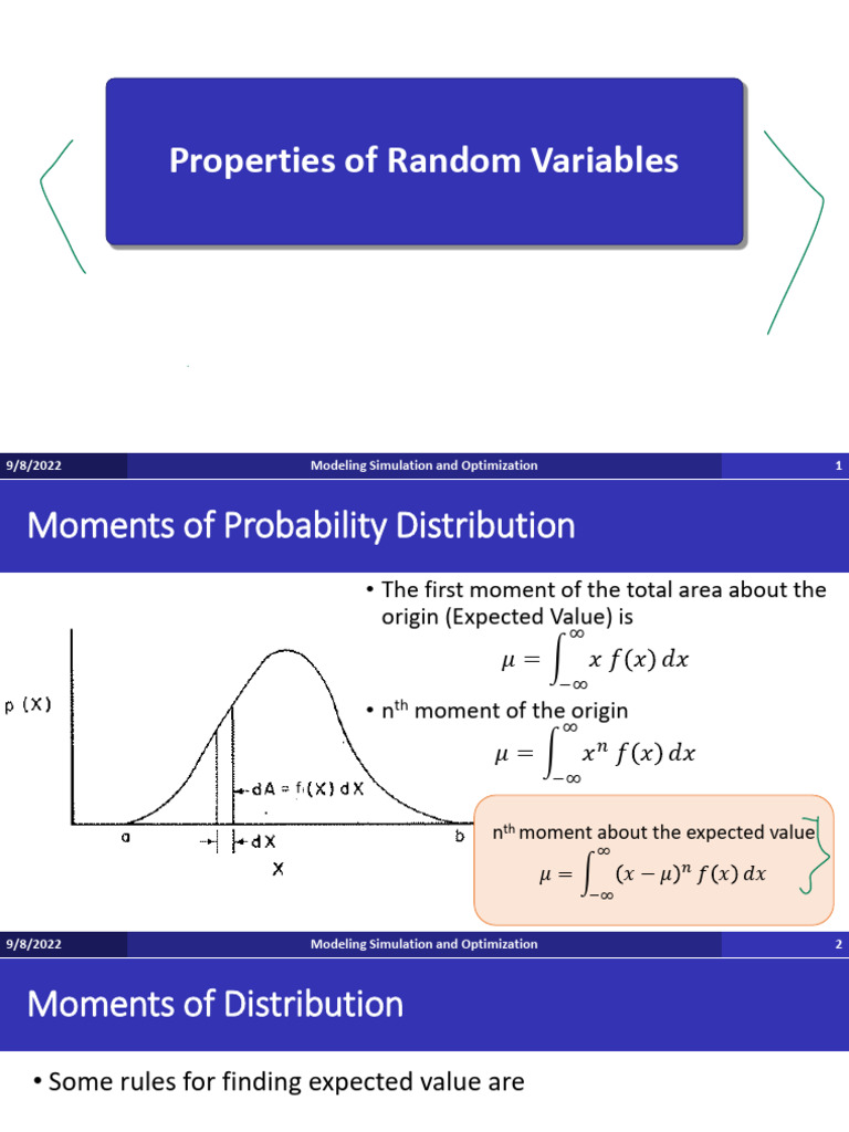 08 Moment of Distribution | PDF | Skewness | Variance