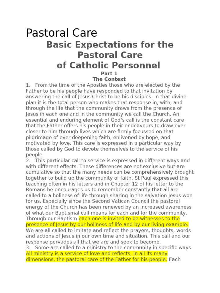 Pastoral Care For Military Chaplain | PDF | Catholic Church | Eucharist