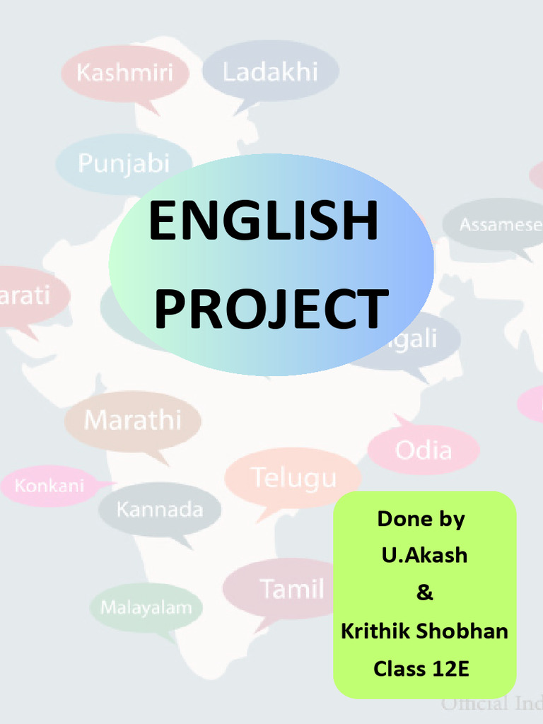 English Project Final | PDF | First Language | Multilingualism