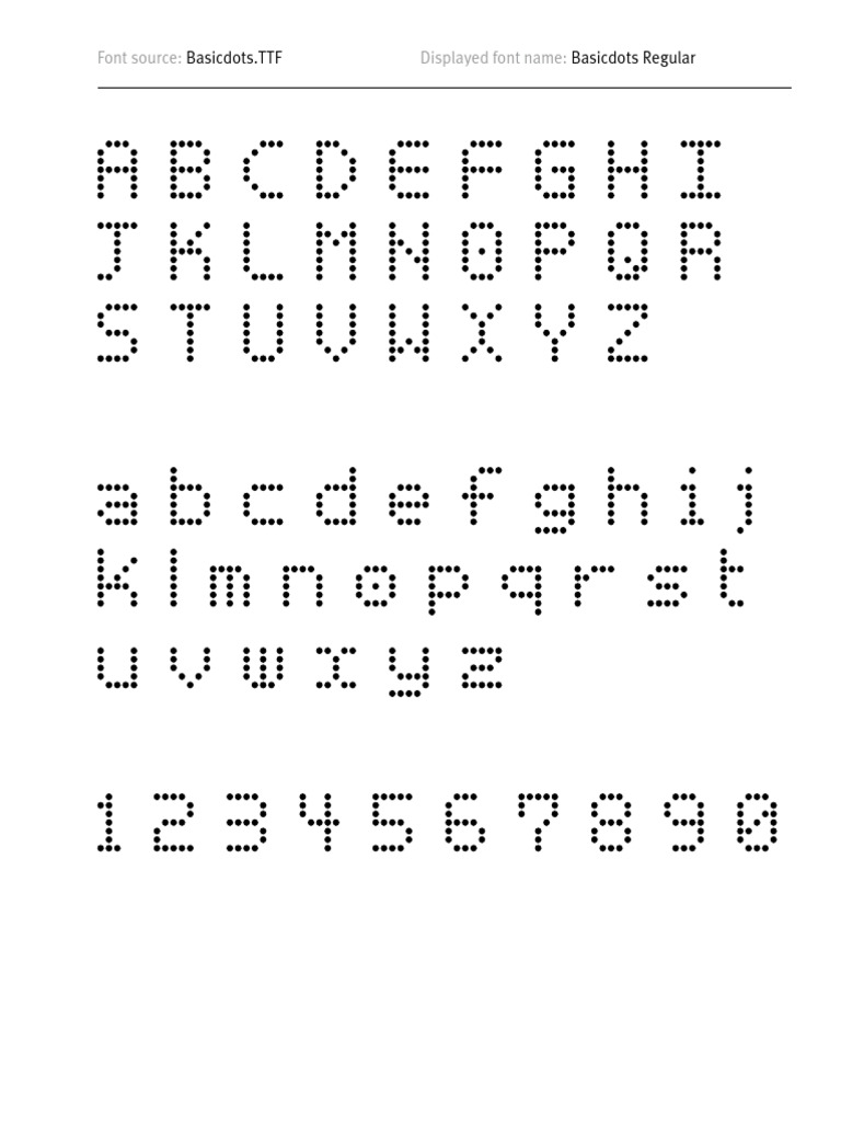 Laser Cut Font Reference | PDF