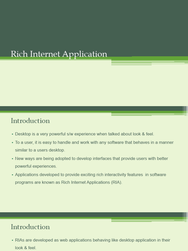 Unit 4 RIA | PDF | Ajax (Programming) | J Query