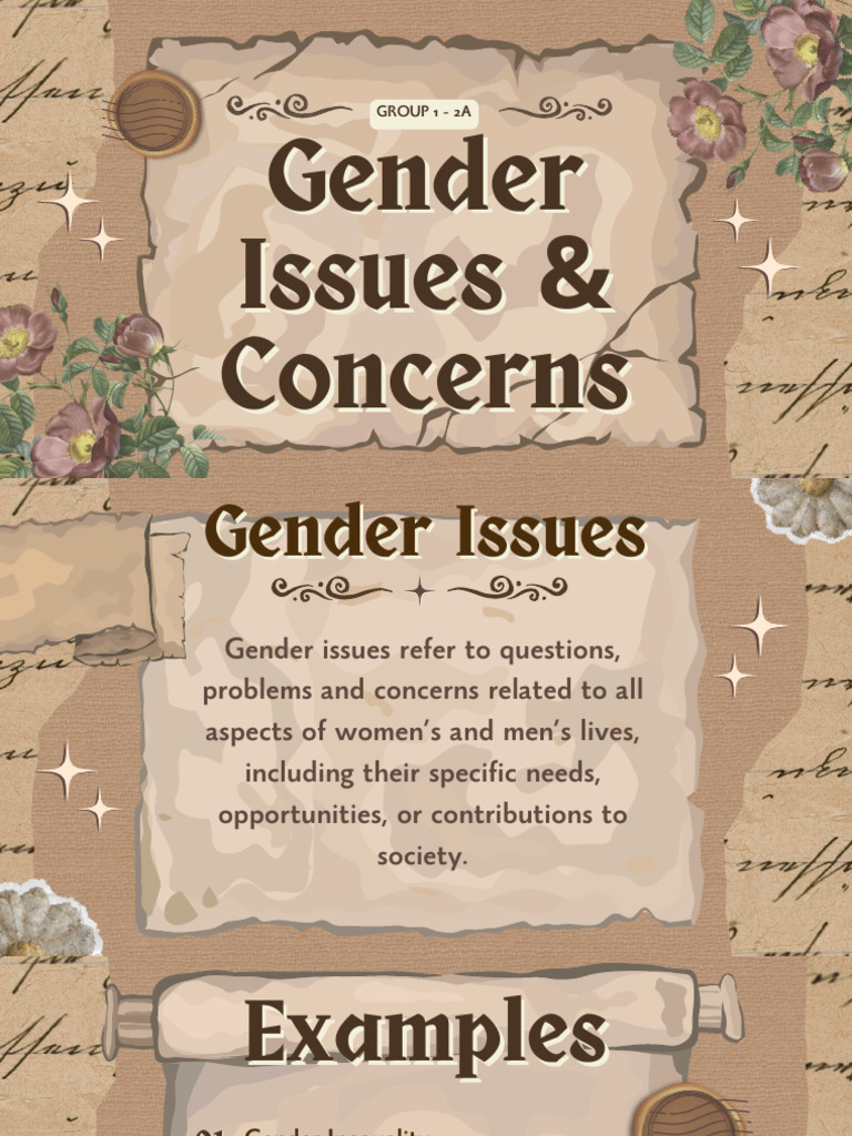 Understanding Gender Issues and Inequality | PDF | Feminism | Gender ...