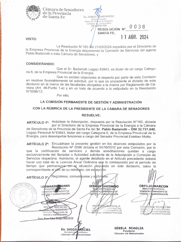 Resolución 0038:2024 | PDF