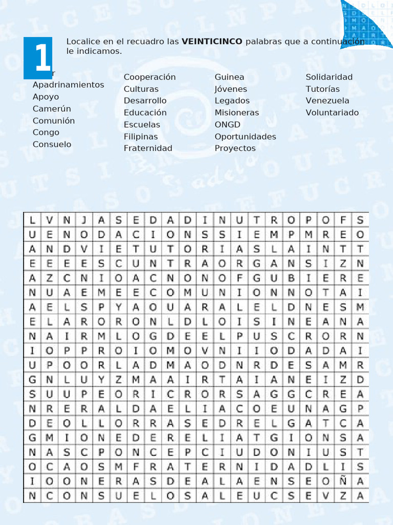 Libro Sopas de Letras 2012 | PDF | Amor | Organización no gubernamental