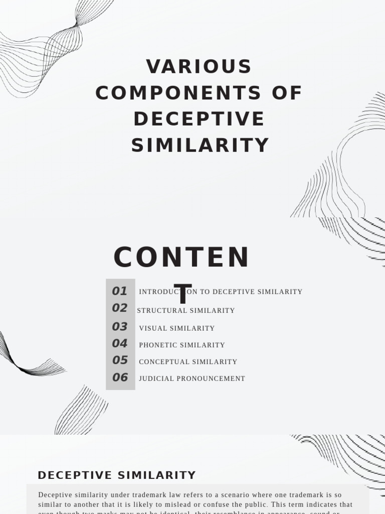 Trademark Deceptive Similarity Guide | PDF | Trademark | Logos