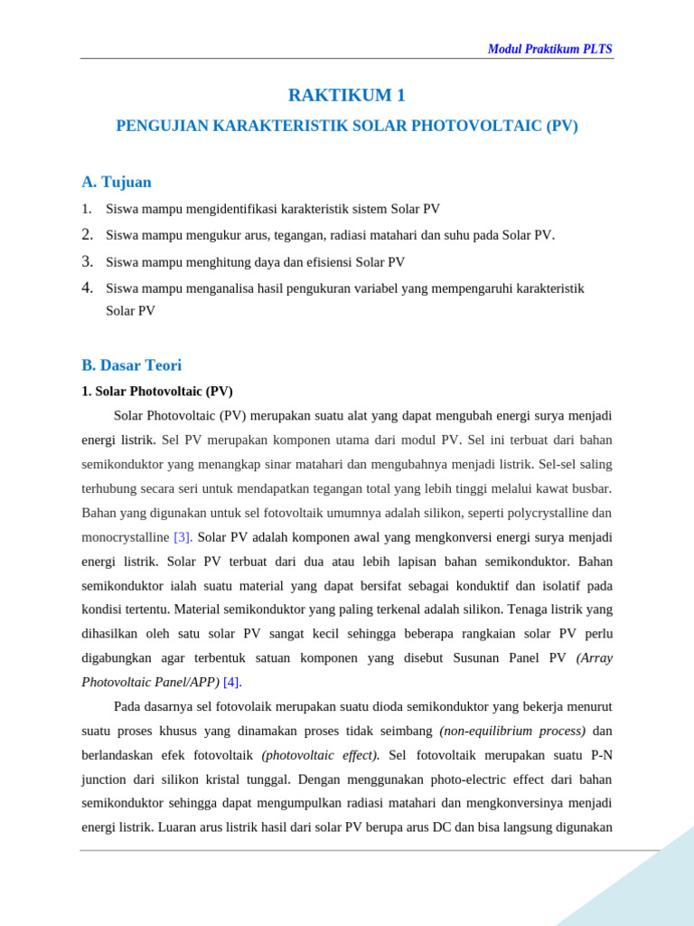 Modul Praktikum PLTS | PDF | Metode & Bahan Ajar | Sains & Matematika