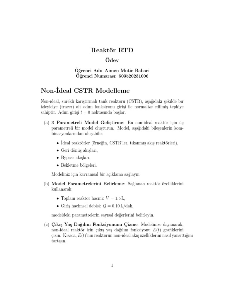 Odev 1 | PDF