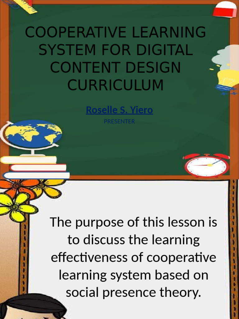 Cooperative Learning System For Digital Content Design Curriculum | PDF ...