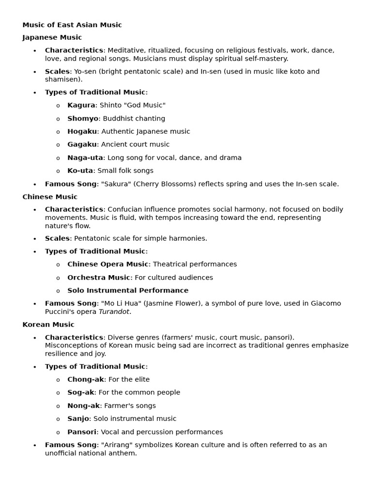 Music of East Asian Music | PDF | Poetry | Classics