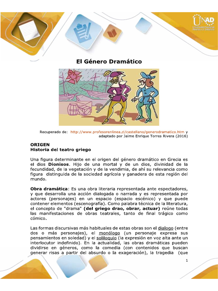 El Genero Dramatico - Patricio 2 | PDF