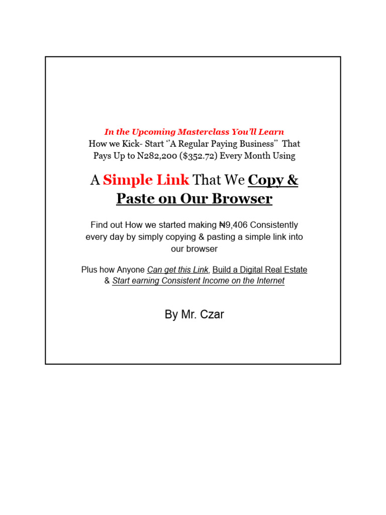 The Masterclass Guide Ebook | PDF | Business | Self-Improvement