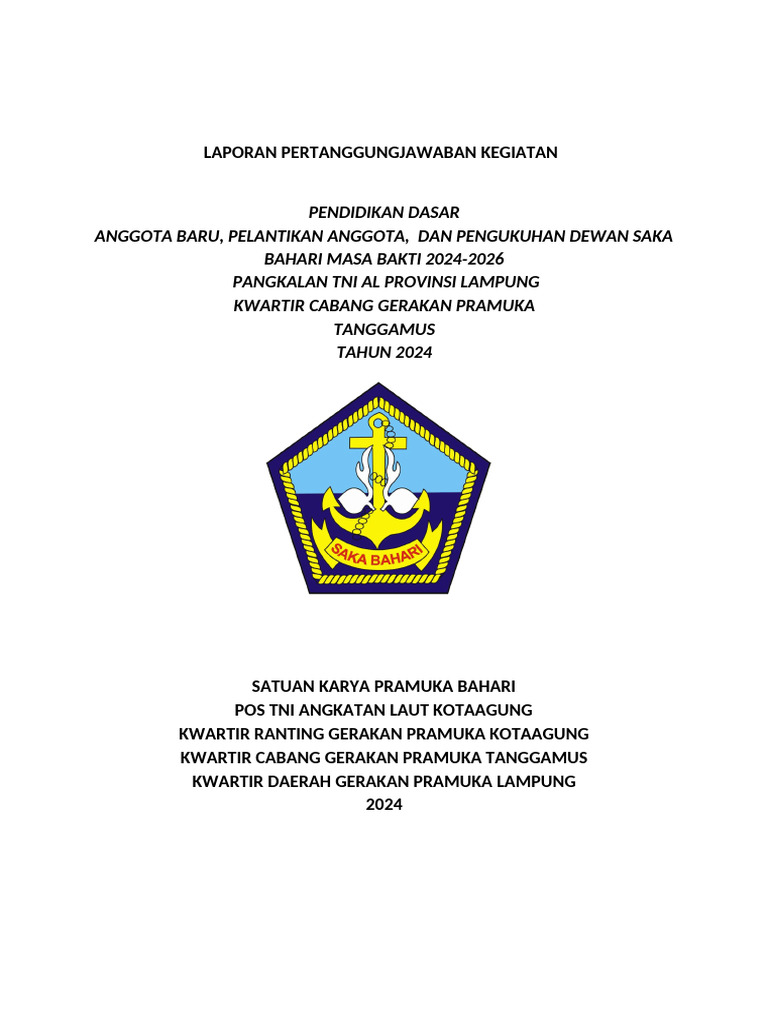 Template Lap Kegiatan | PDF