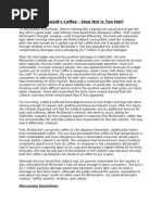 McDonald's Hot Coffee Lawsuit Explained | PDF