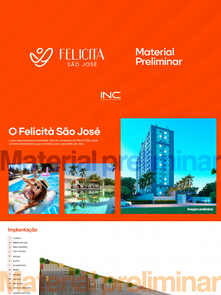 3018 - Felicità São José - Book Preliminar - Janeiro - 2024 | PDF