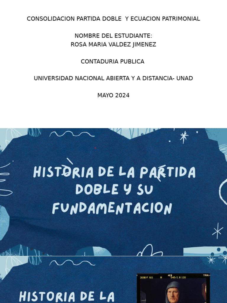 Consolidación de Partida Doble y Patrimonio | PDF