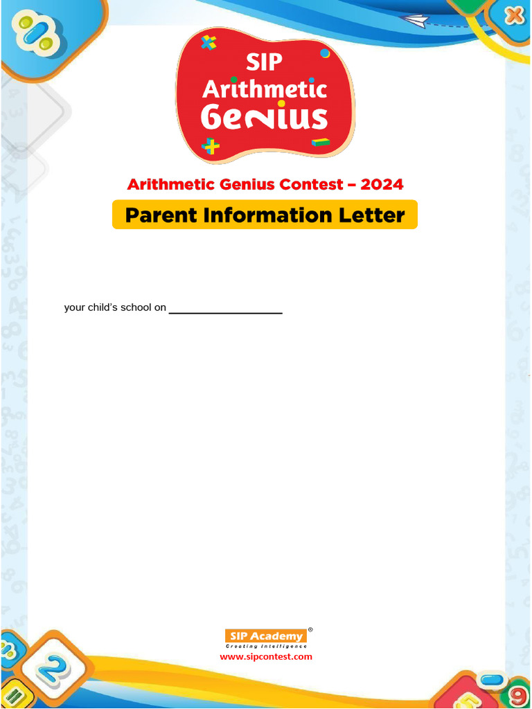 Parent Information Letter Hailakandi | PDF | Business
