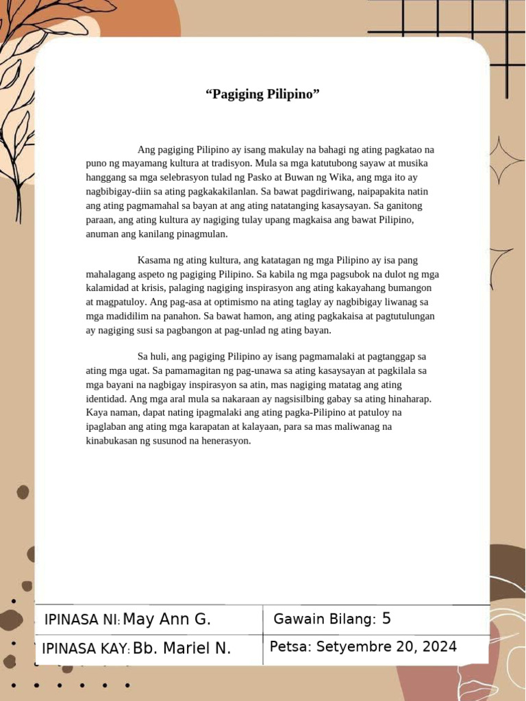 Filipino | PDF