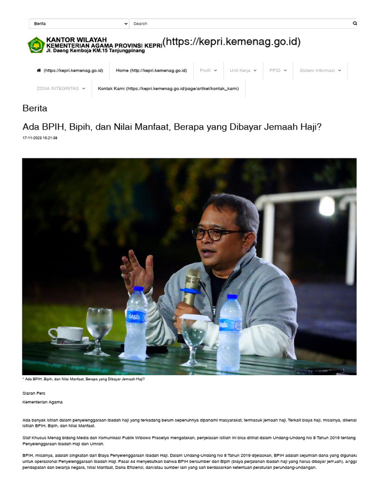 Biaya Haji: BPIH, Bipih, dan Manfaat | PDF | Bisnis