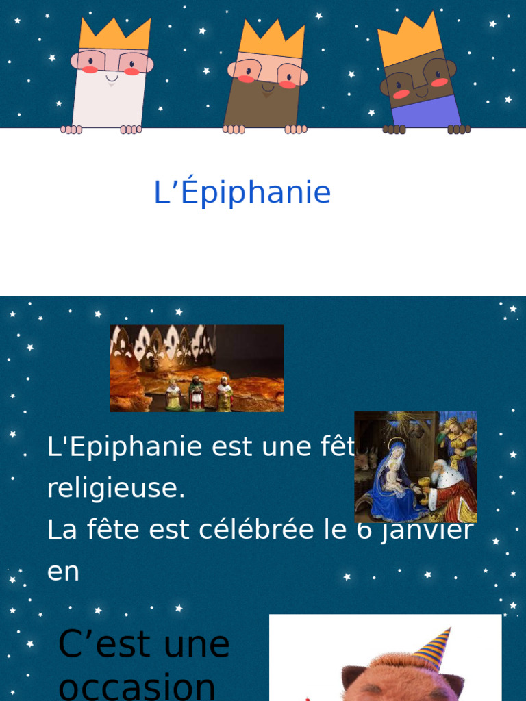 Fête de l'Épiphanie et ses traditions | PDF | Sciences sociales ...