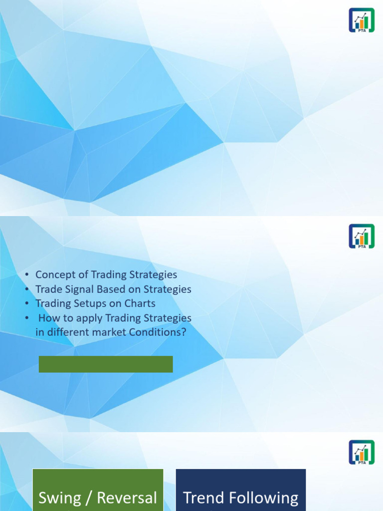 Day 20 - Trading Strategies & Setup | PDF | Financial Services ...