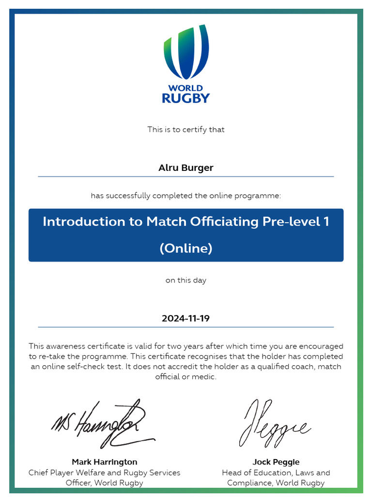 Introduction To Match Officiating (Pre-Level 1) 2899670-1 | PDF