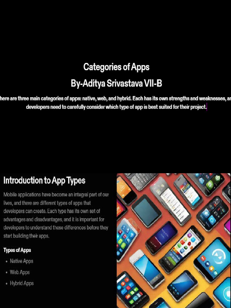 Categories of Apps | PDF