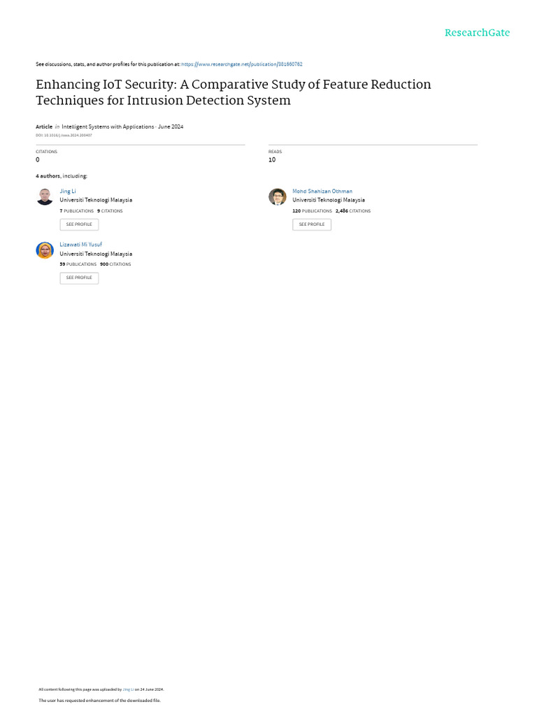 Feature Reduction | PDF | Domain Name System | Principal Component Analysis