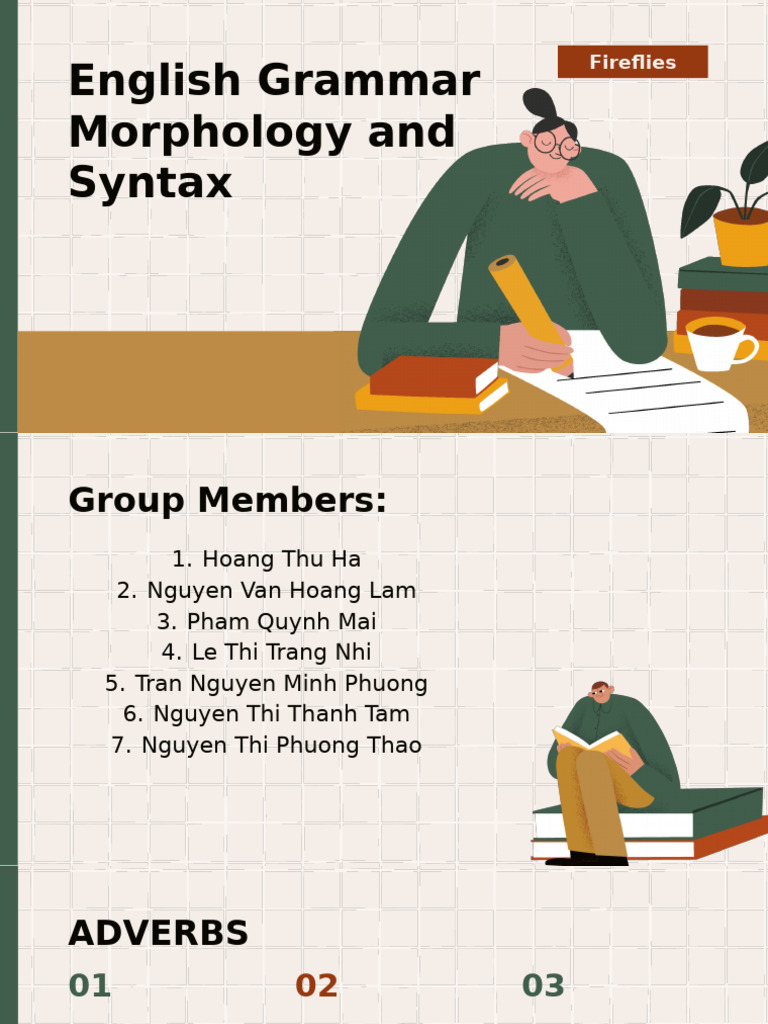 Morphology and Syntax | PDF | Adverb | Linguistic Morphology