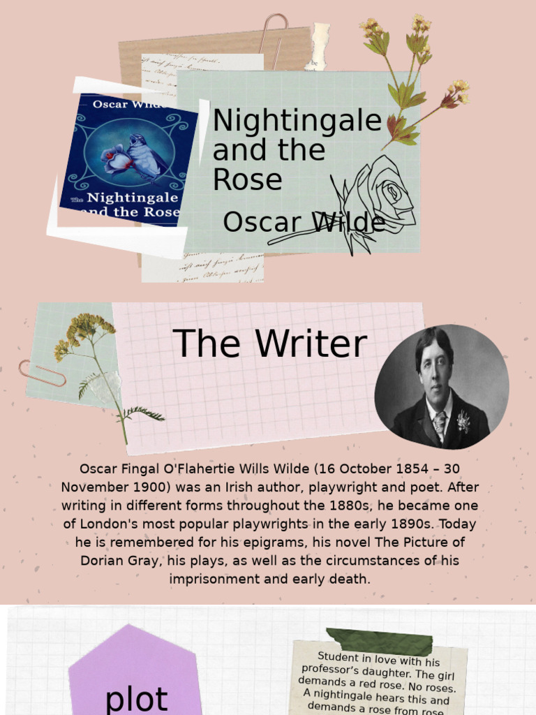 Oscar Wilde's Nightingale and the Rose Analysis | PDF