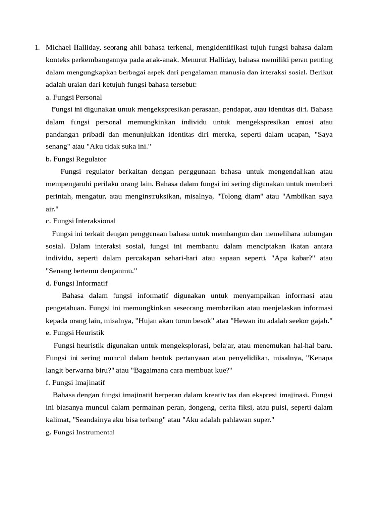 1 - Pend BHS Indonesia SD | PDF | Seni & Disiplin Bahasa