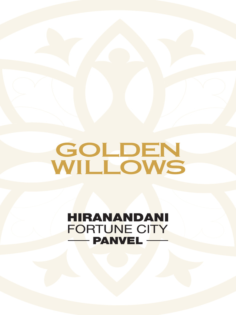 Golden Willows Mobile Brochure, Hiranandani Fortune City, Panvel - CTA | PDF | Mumbai | Elevator