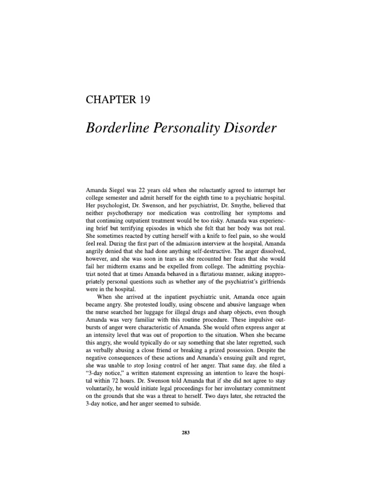 Case Study 2 - BPD | PDF