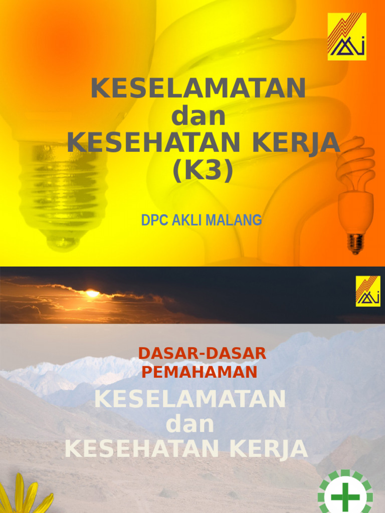 DKK05-Menerapkan Keselamatan Dan Kesehatan Kerja (K3) - AKLI | PDF | Kesehatan Holistik ...