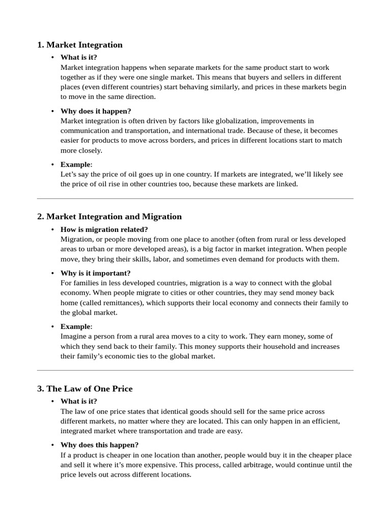 Market Integration Pdf Market Economics Mergers And Acquisitions