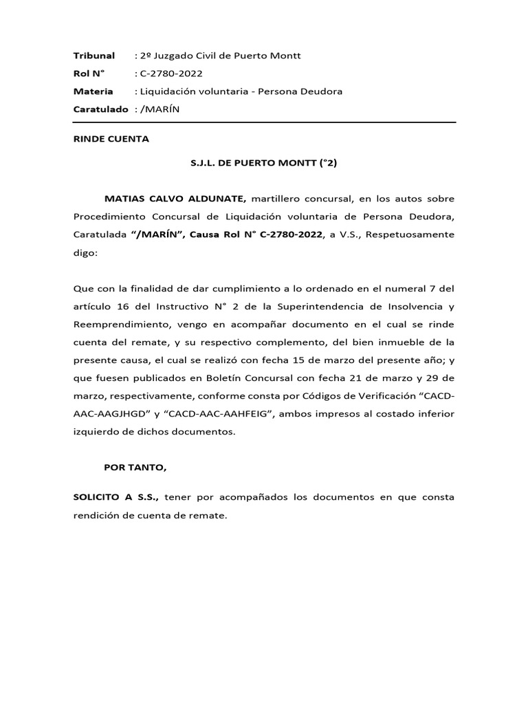 Escrito Modelo | PDF