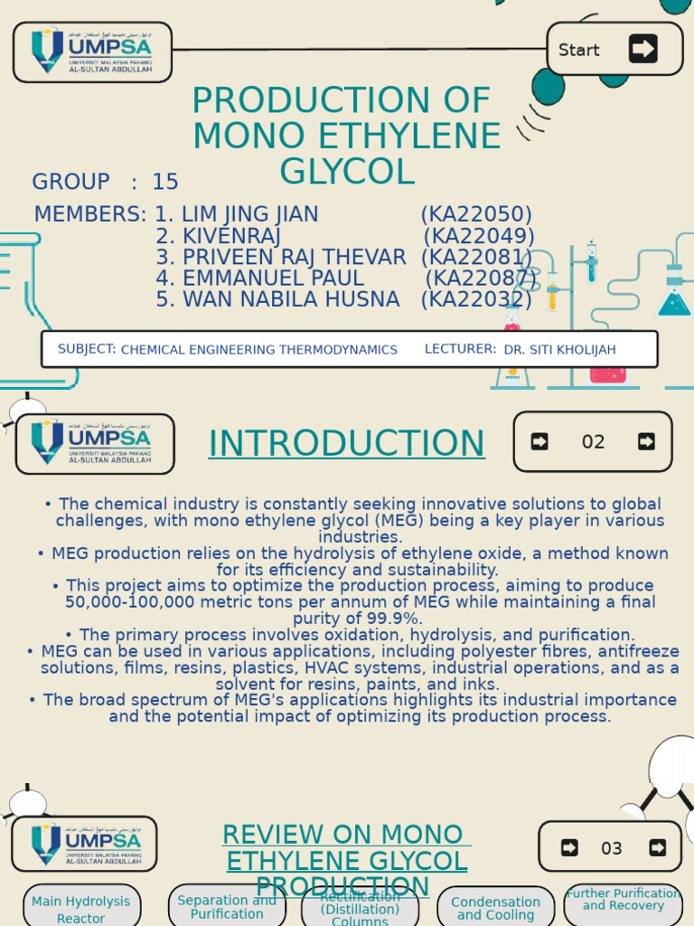 Group 15 Cet Presentation | PDF | Distillation | Ethylene