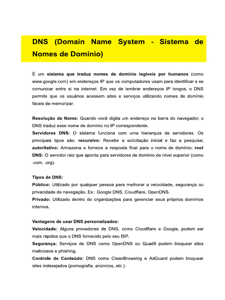 DNS | PDF
