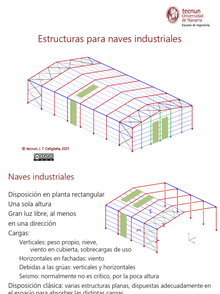 Estructuras y Diseño de Naves Industriales | PDF | Viga (Estructura ...