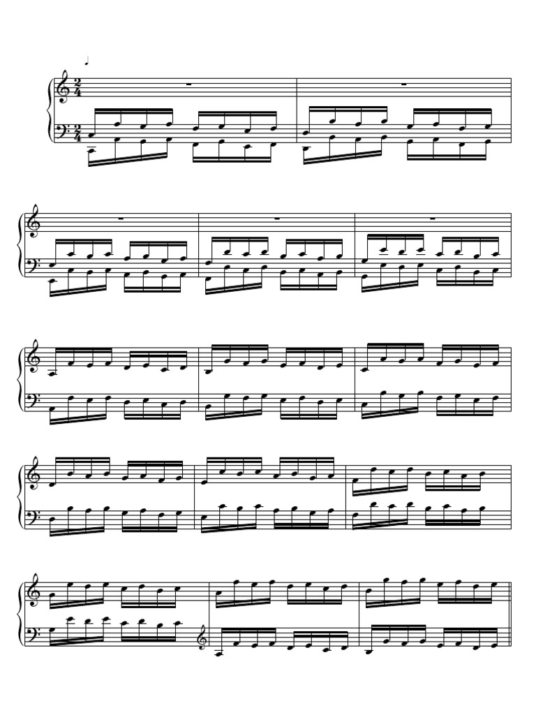 Hanon Exercise No. 05 | PDF