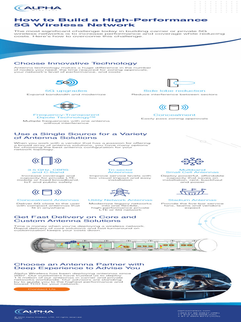 How To Build A High Performance 5G Wireless Network - Final | PDF ...